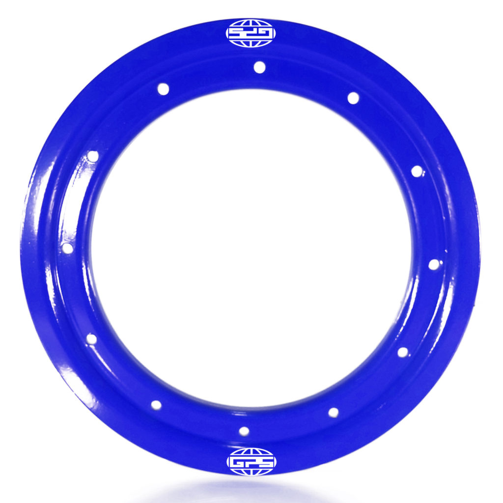 8″ Inch GPS Blue ATV Beadlock Rings | GPS Offroad Products